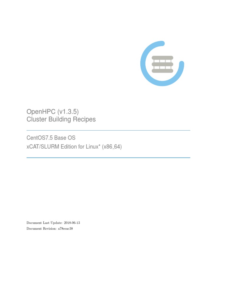 Manual OpenHPC | PDF | Computer Network | Software Repository