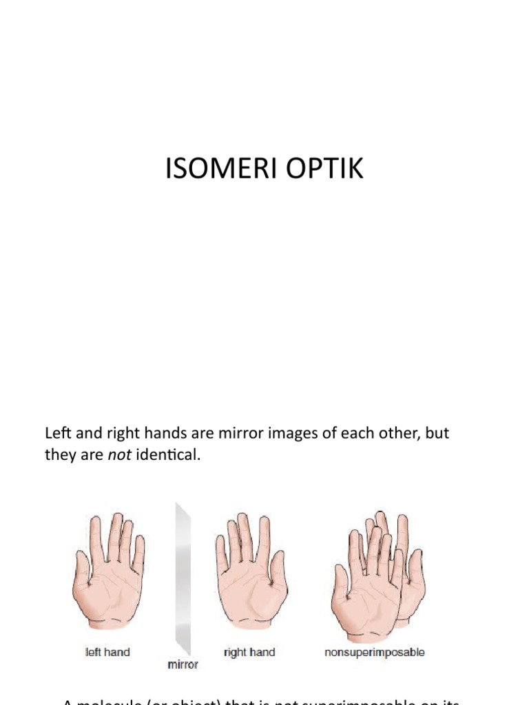 Isomeri Optik | PDF | Chirality (Chemistry) | Isomer