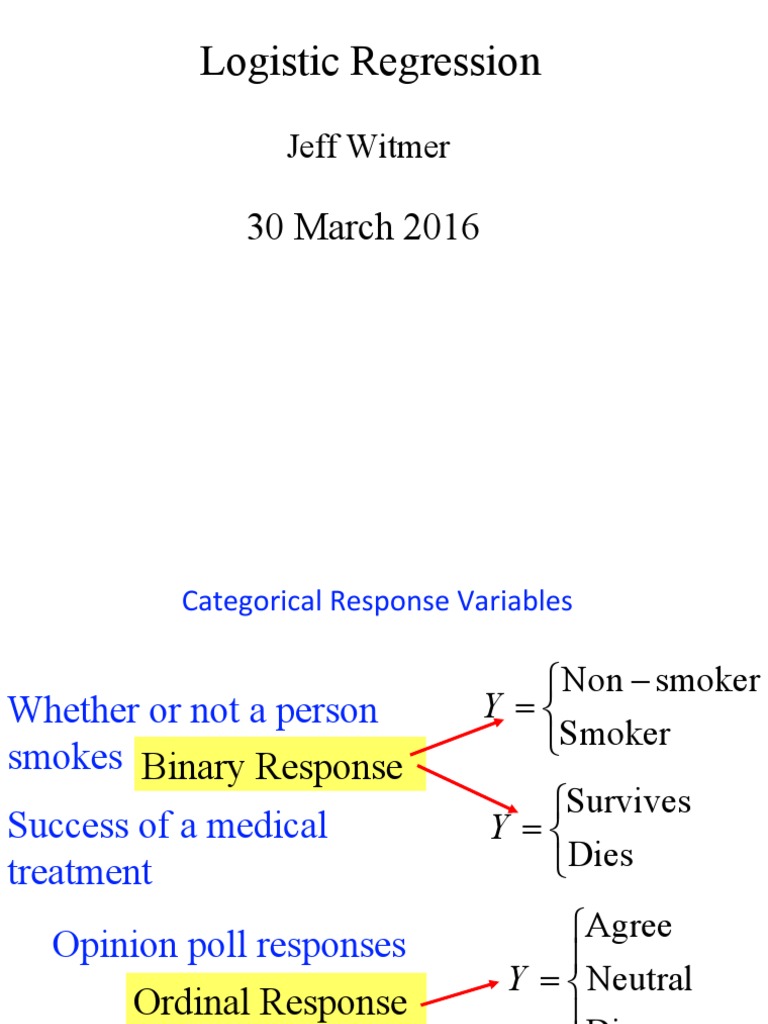 A Comprehensive Guide to Binary Logistic Regression Models for ...