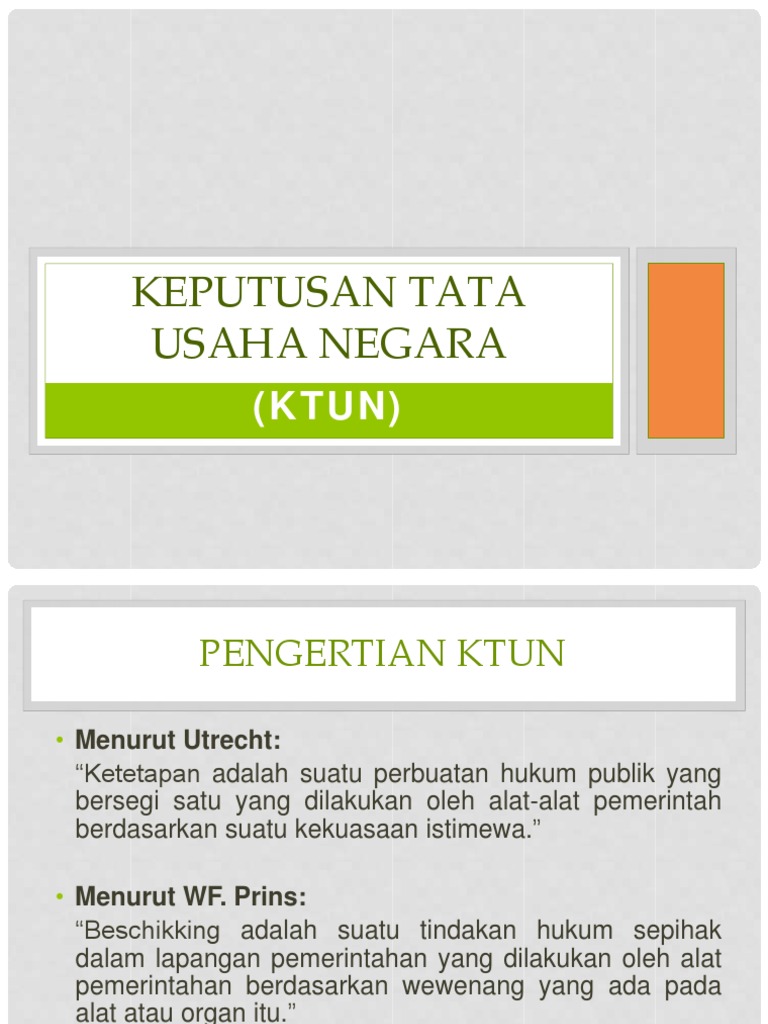 KTUN | PDF | Hukum