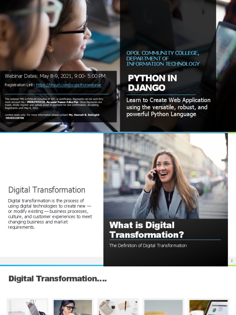 Python in Django: Learn To Create Web Application Using The Versatile ...