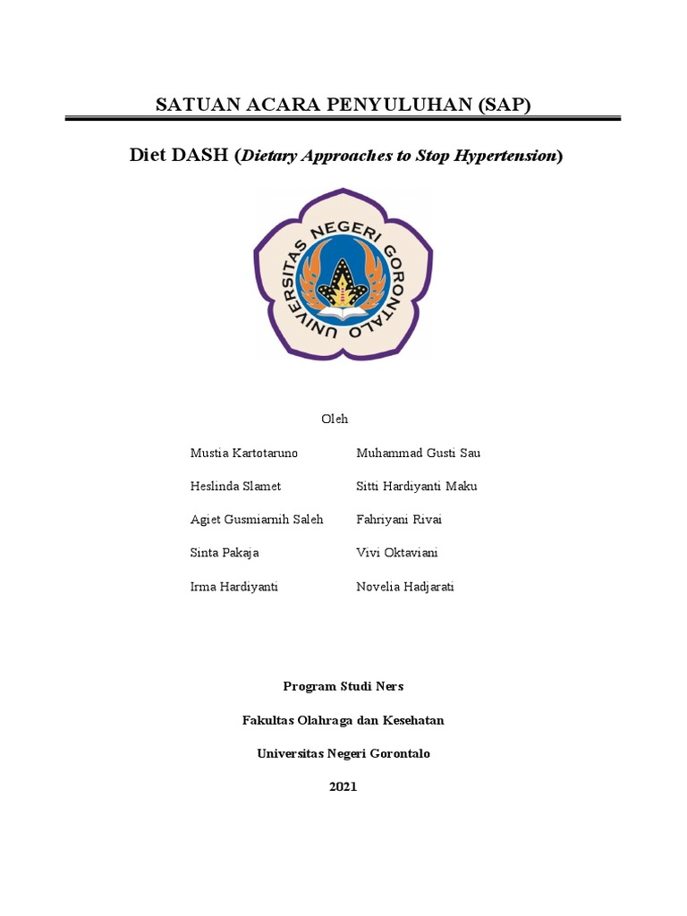 Sap Diet Hipertensi | PDF | Kesehatan Holistik