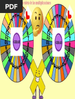 Ficha de Actividad Ruedas de Multiplicacion | PDF