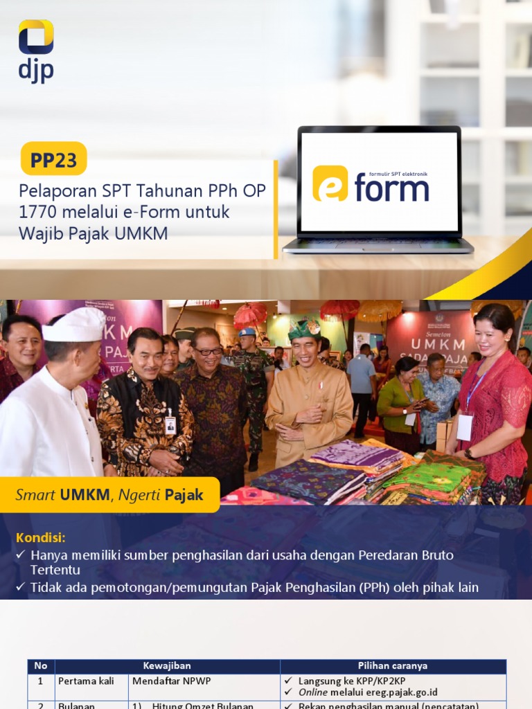 Skup-02 E-Form SPT 1770 Umkm - Rev.1 | PDF