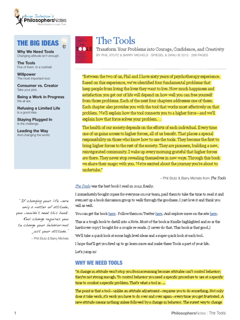 The Tools | PDF