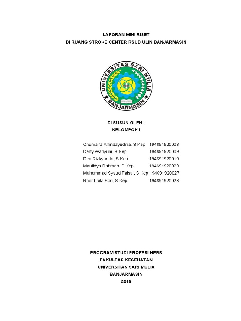 LAPORAN MINI RISET Belum Fix | PDF | Kesehatan Holistik