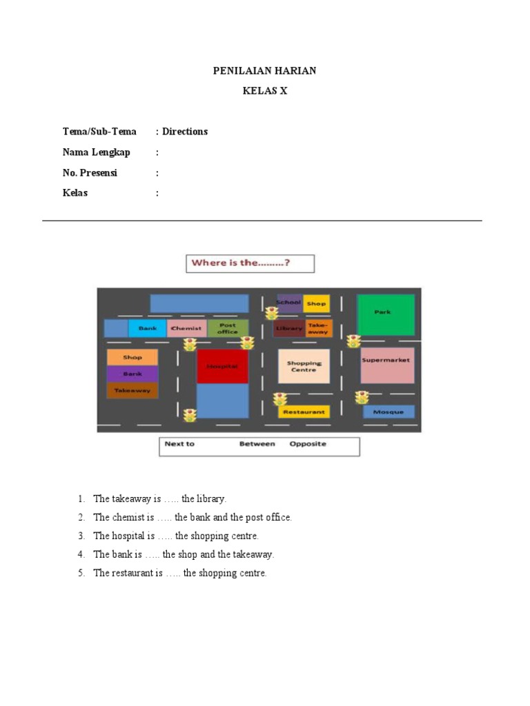 Soal Latihan Directions | PDF