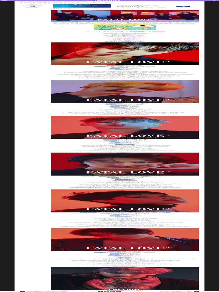 MONSTA X Members Profile (Updated!) | PDF | Entertainment (General ...