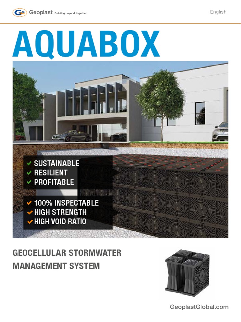 Aquabox: Geocellular Stormwater Management System | PDF | Drainage ...