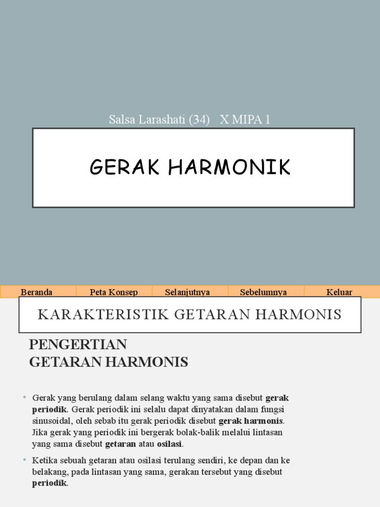 Gerak Harmonis | PDF