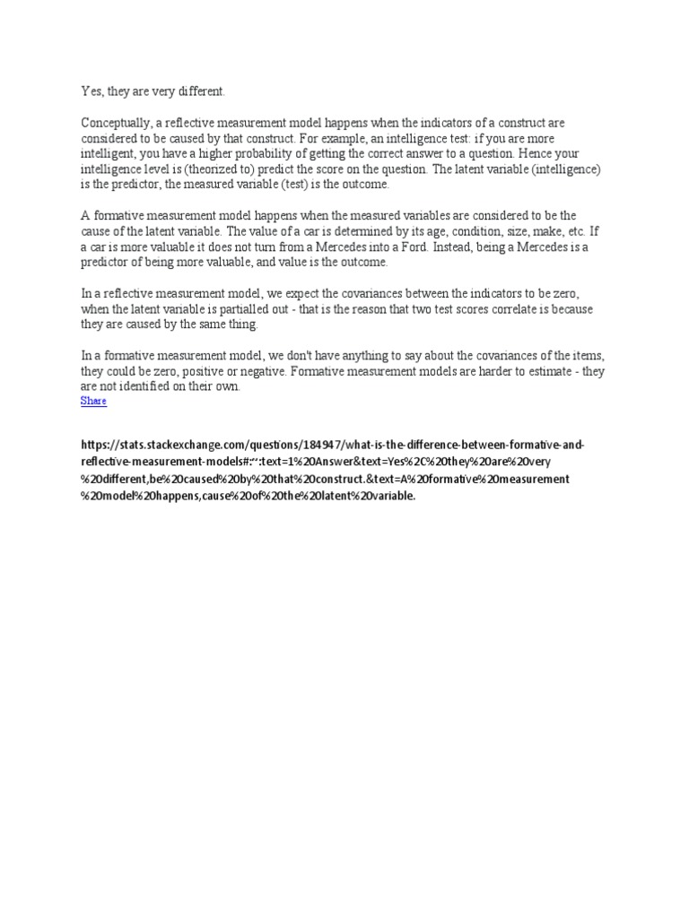 Reflective Vs Formative | PDF | Career & Growth | Science & Mathematics