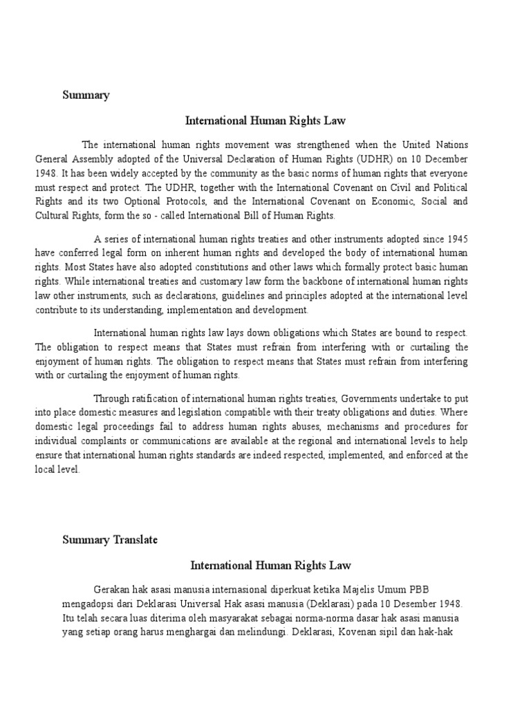 International Human Rights Law | PDF | International Human Rights Law ...