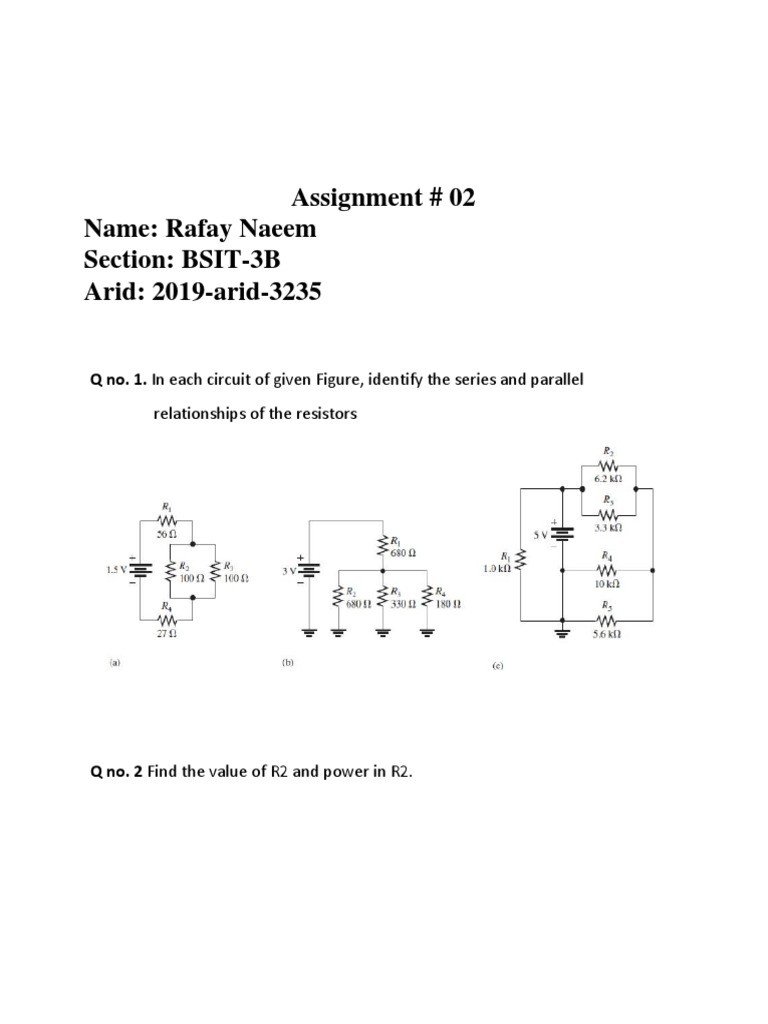 BE BSIT-3B (2019-Arid-3235) Rafay Naeem BE Assignment# 02 | PDF