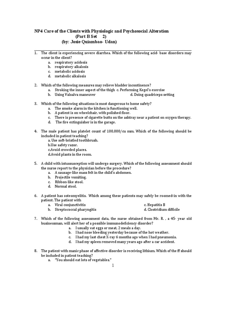 Final Coaching NP4 Set 2 | PDF | Chemotherapy | Medical Specialties