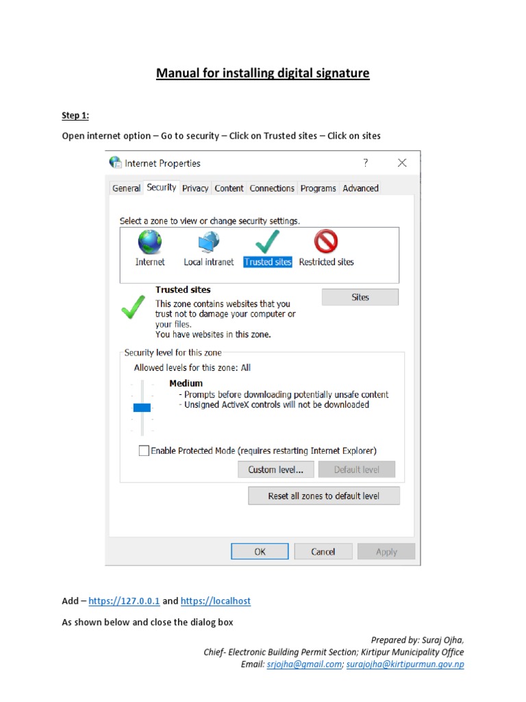 Manual Digital Signature | PDF | System Software | Computer Science
