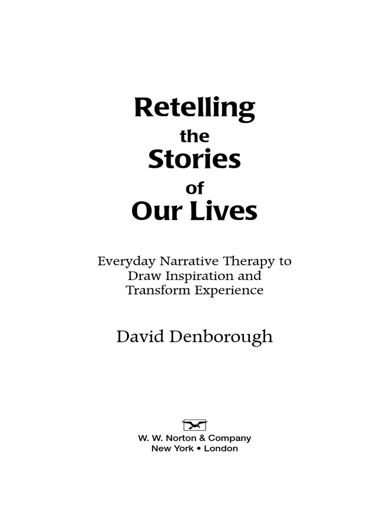 Retelling The Stories Of Our Lives Pdf Goal Parenting