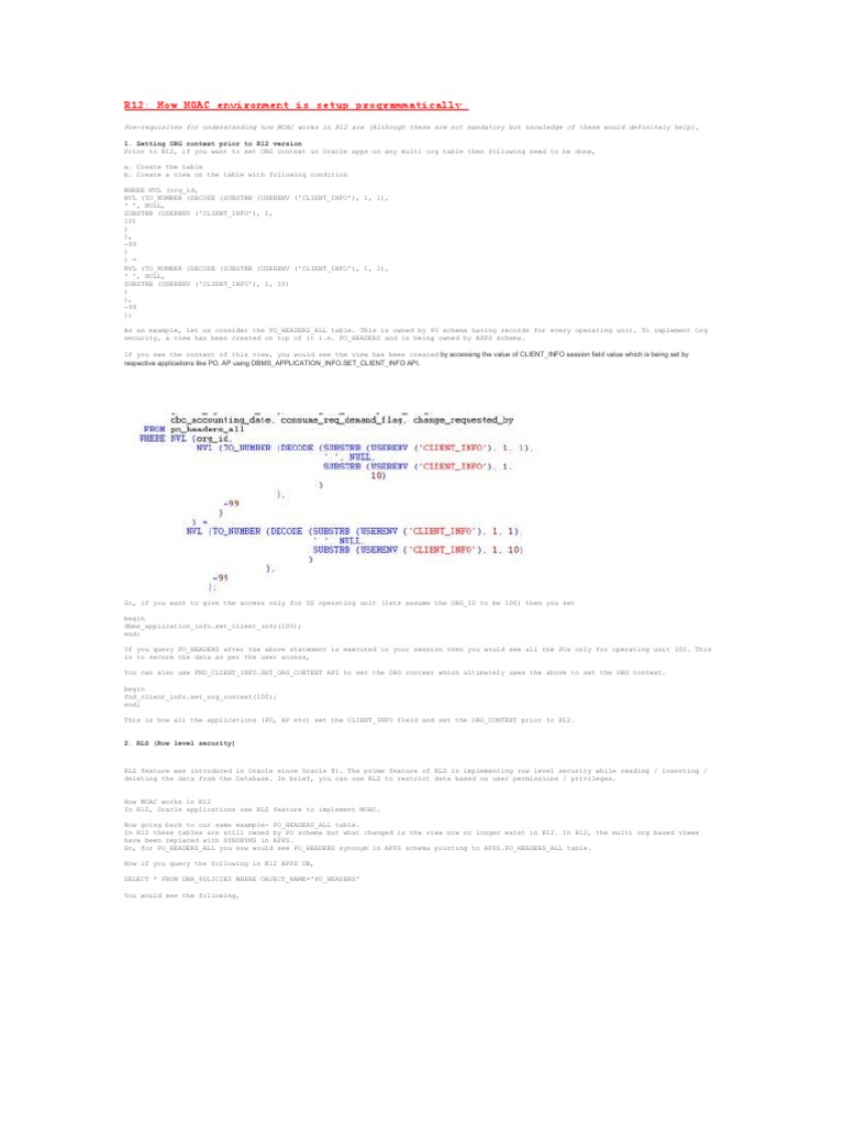R12 - MOAC Environment Setup | PDF | Oracle Database | Application Programming Interface