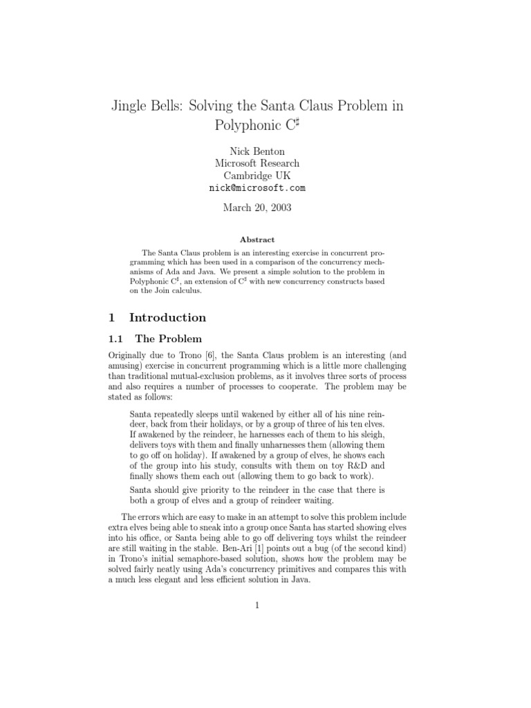 Santa | PDF | Santa Claus | C (Programming Language)