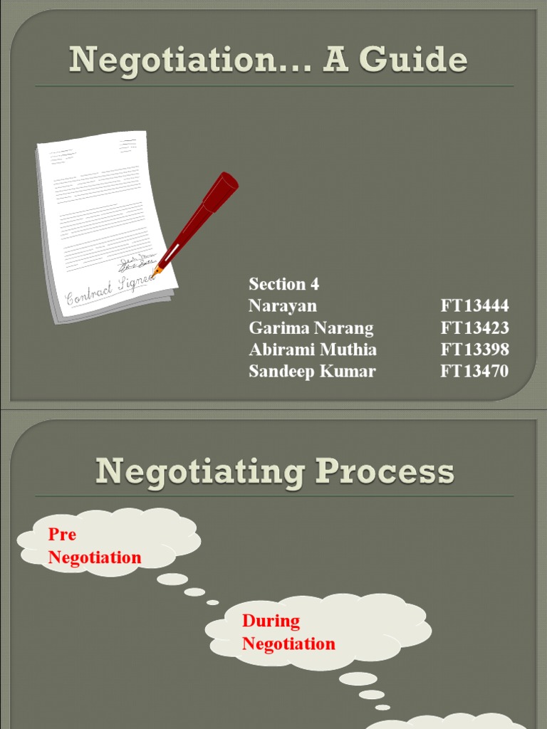 Effective Negotiation Strategies Guide | PDF | Negotiation | Human Nature