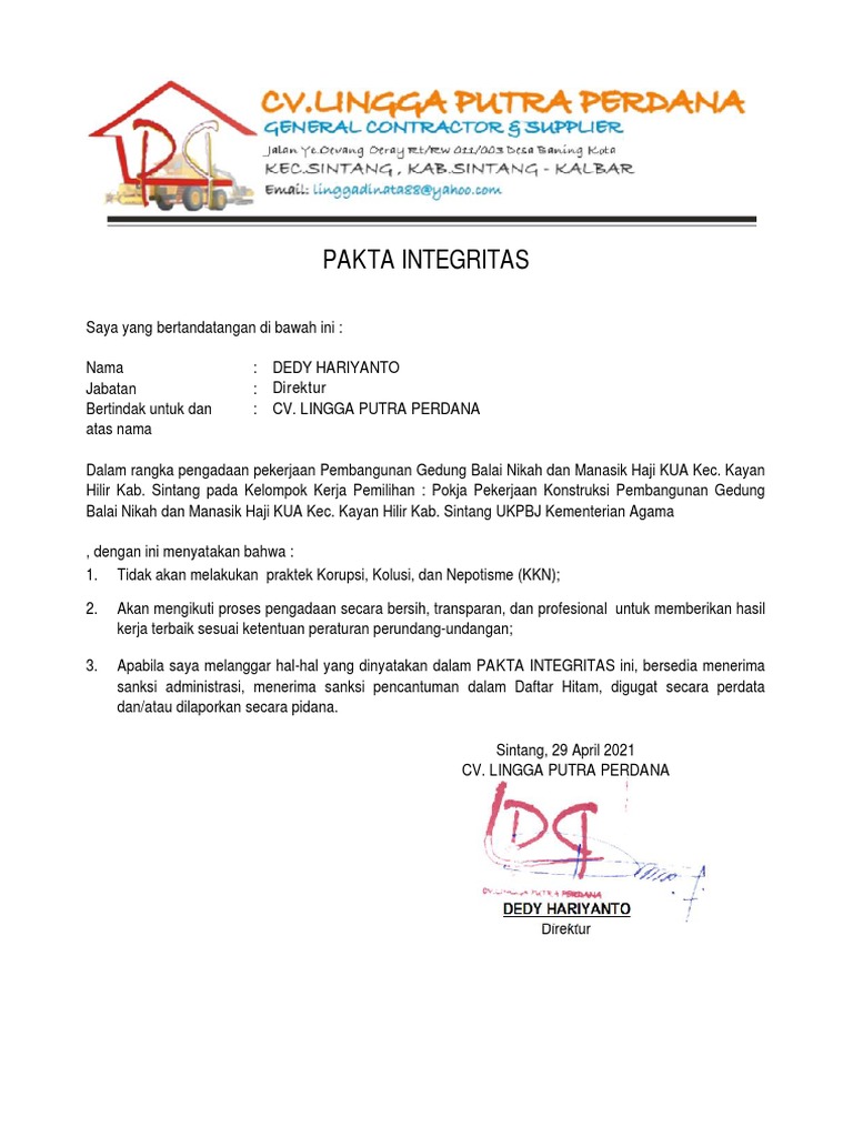 Isian Kualifikasi Pdf