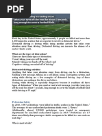 Distracted Driving - Safety Toolbox Talks Meeting Topics | PDF | Land ...