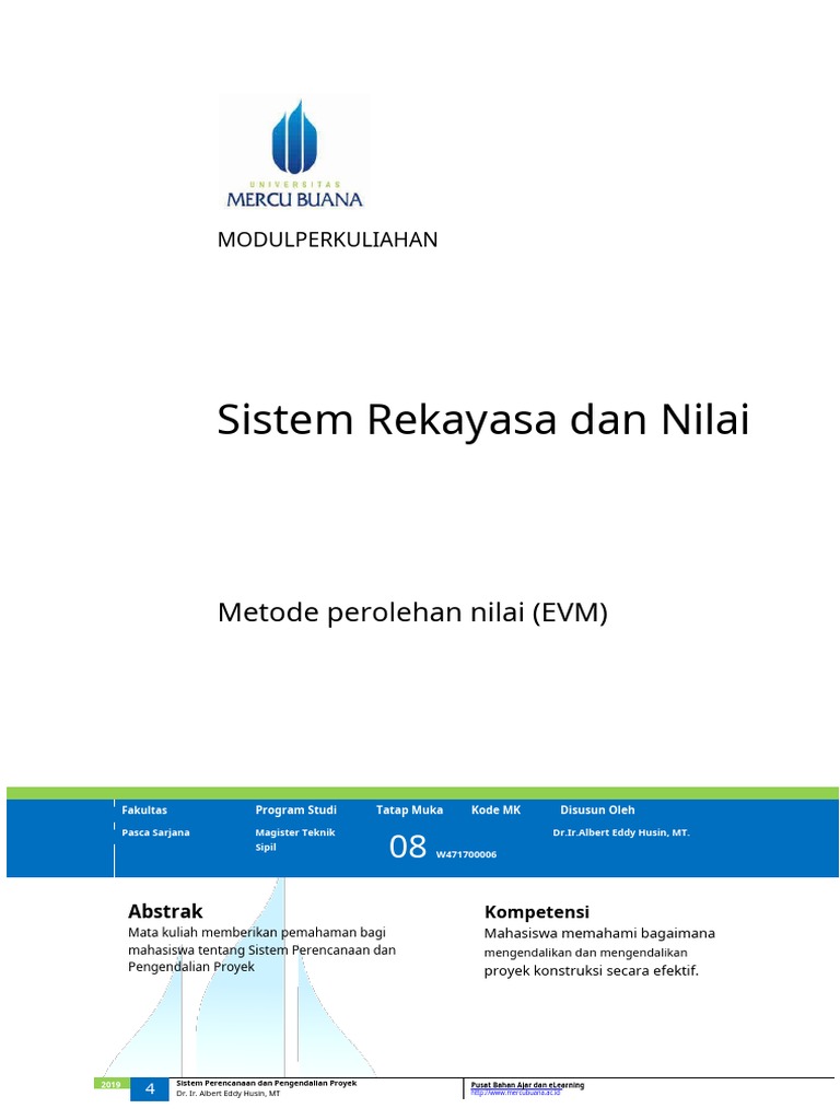 Earned Value Methods (EVM) .En - Id | PDF