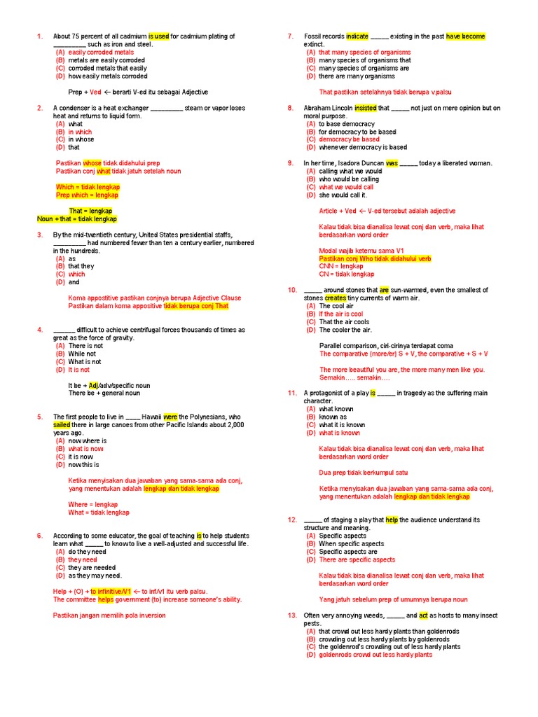 Noun Clause (Miss Alvin) Pembahasan | PDF | Linguistic Morphology ...