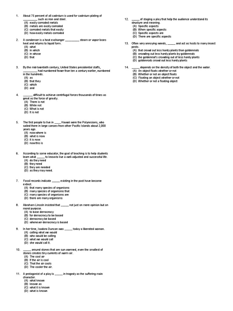 Noun Clause (Miss Alvin) | PDF | Nature | Chemistry