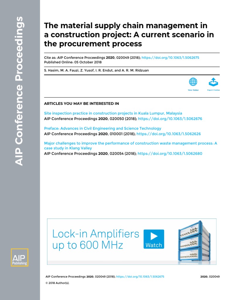 Material Procurement Process | PDF | Supply Chain Management | Procurement