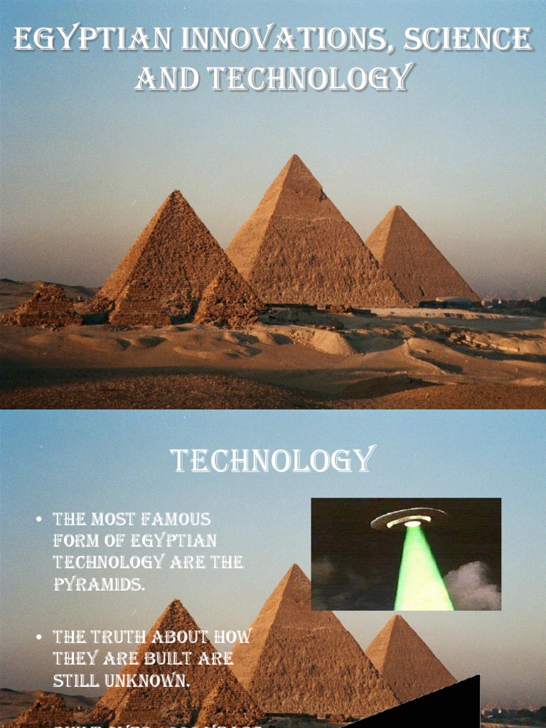 Egyptian Innovations, Science and Technology | PDF | Ancient Egypt ...