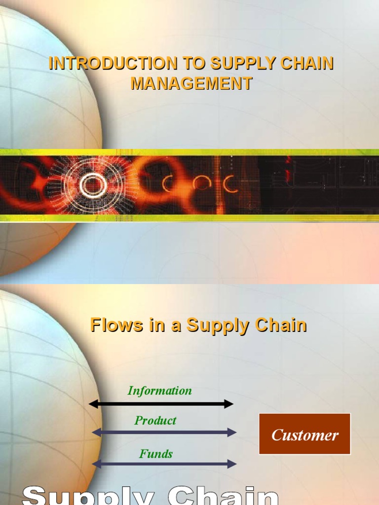 Introduction To SCM (Supply Chain Management) | Download Free PDF ...