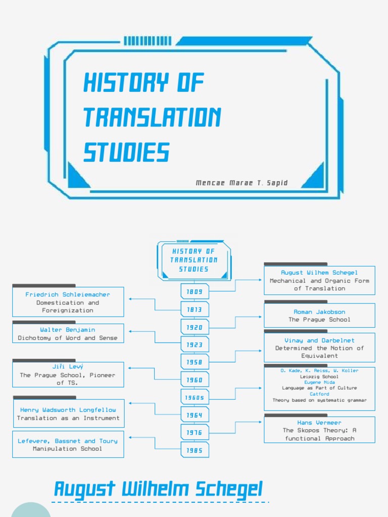 History of Translation Studies | PDF | Translations | Linguistics
