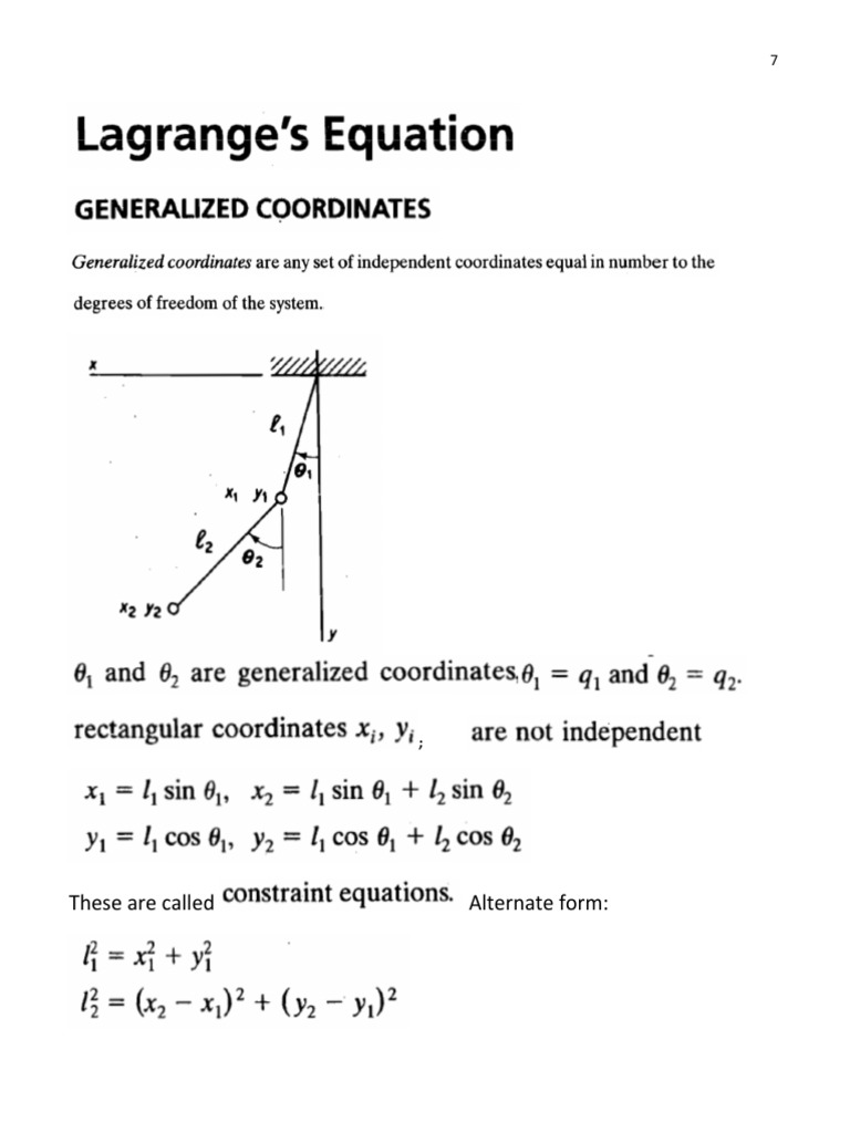 Lagrange Equation - 2021 - 1 | PDF | Teaching Mathematics
