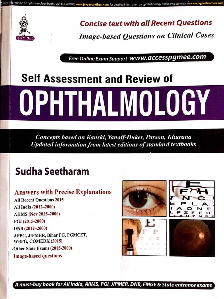 Self Assessment and Review of Ophthalmology 2nd Ed | PDF | Cornea | Eye