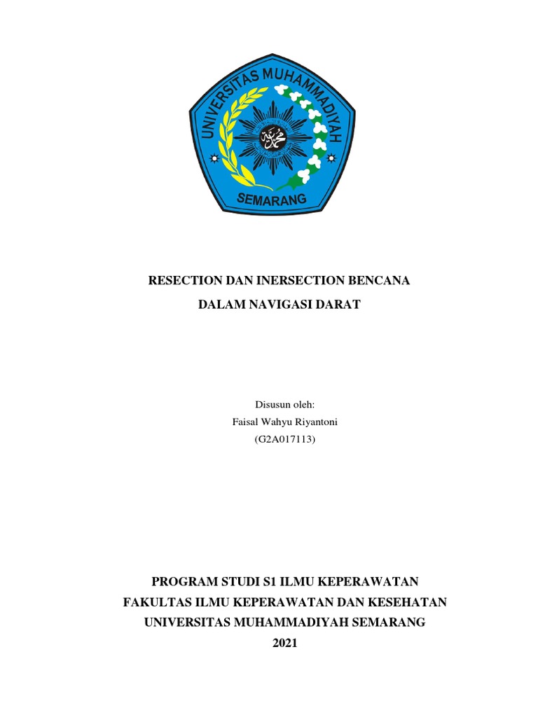 Teknik Resection & Intersection Navigasi | PDF