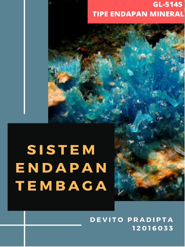 Tugas 1 - Devito Pradipta - 12016033 - Sistem Endapan Tembaga | PDF