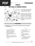 Ficha El Sacrificio de Isaac-2° Maestra Janet | PDF | Abrahán | Sarah