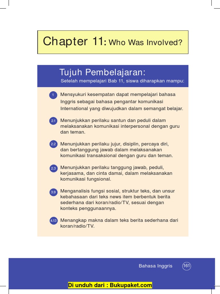 Chapter 11 Who Was Involved | PDF