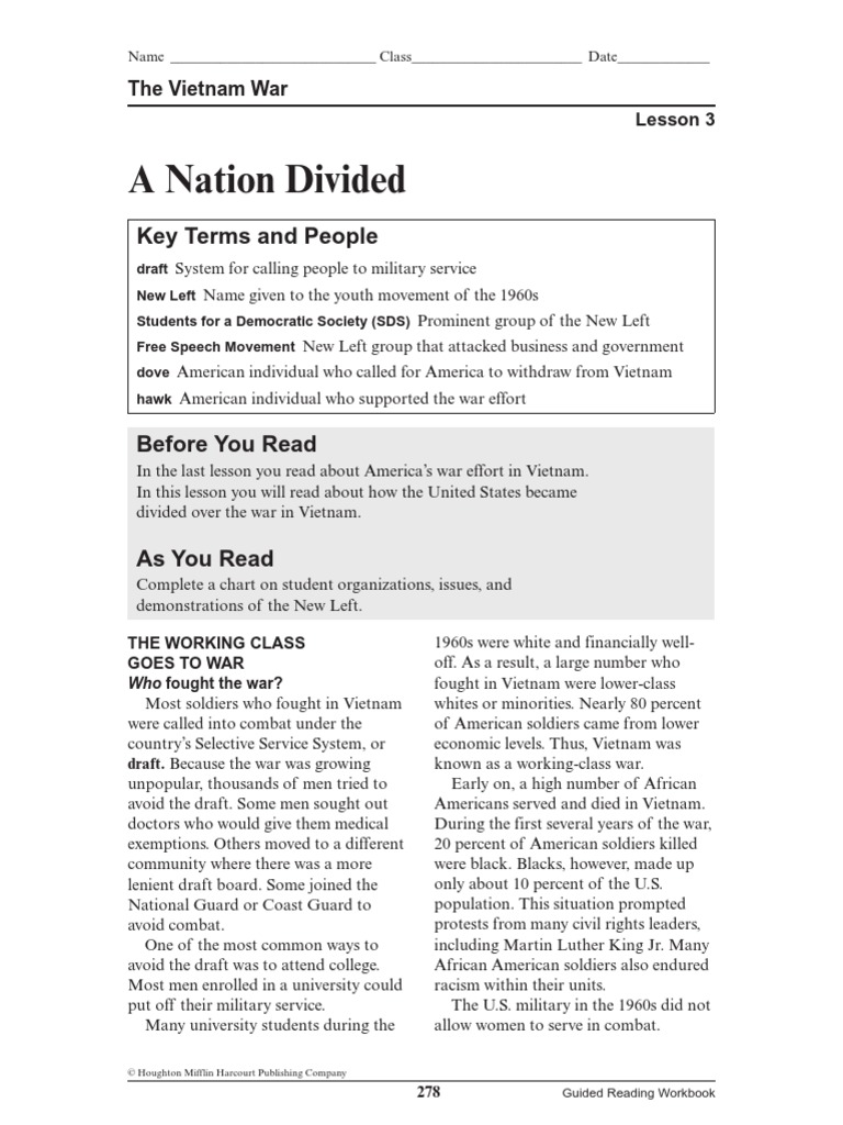 Kami Export - Guided Reading 3 Nation Divided | PDF | New Left | Anti ...