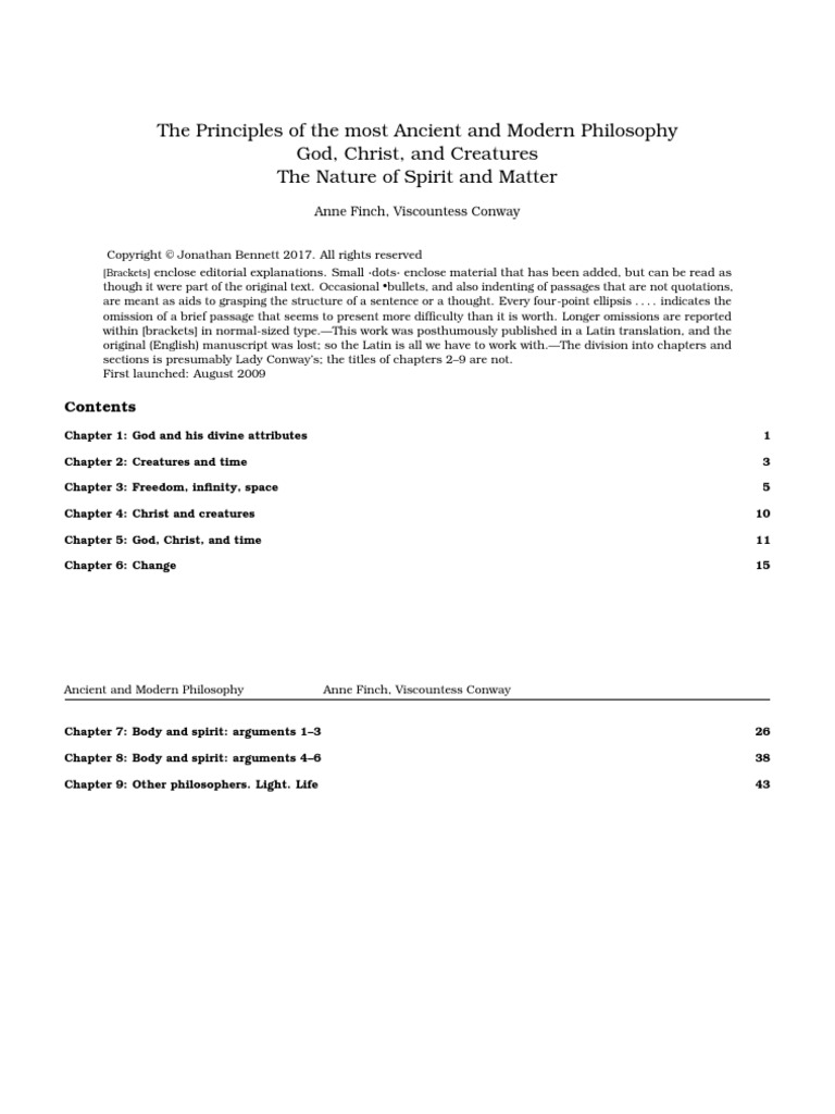 The Principles of The Most Ancient and Modern Philosophy God, Christ ...