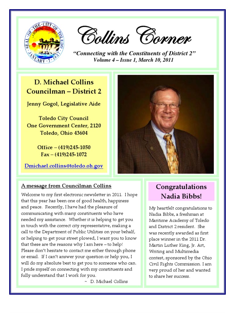 March 2011 Collins Corner Final | PDF