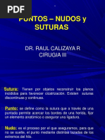 Suturas Ligaduras y Nudos | PDF | Sutura Quirúrgica | Cicatrización de la herida