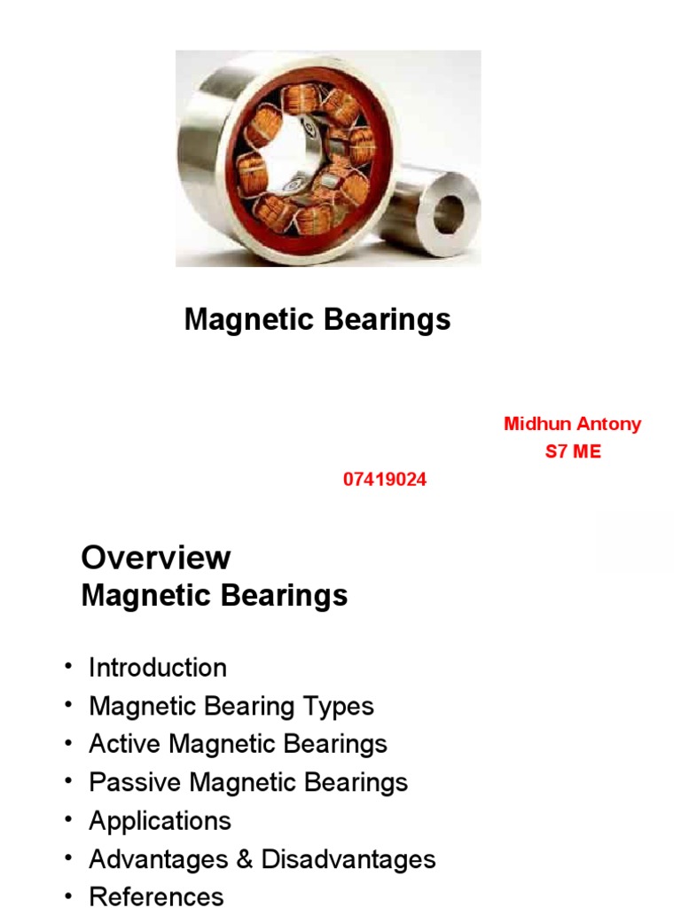 Overview of Magnetic Bearings | PDF | Bearing (Mechanical) | Control Theory