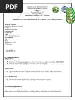 Detailed Lesson Plan in Science 6 Quarter 2 Vertebrates | PDF ...