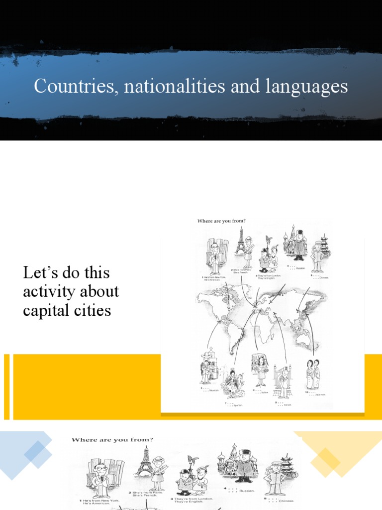 Countries Nationalities Languages | PDF | Language Arts & Discipline ...