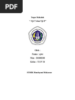 Cara Membaca Tabel T dalam Statistik | PDF