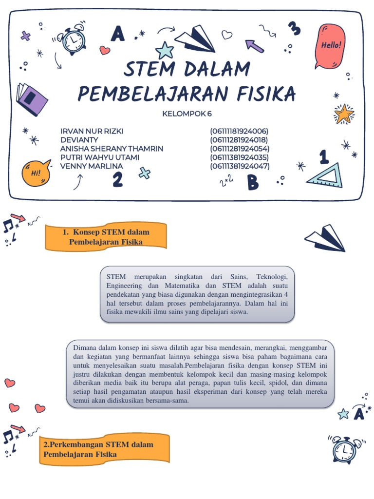 Pendekatan STEM dalam Pembelajaran Fisika | PDF