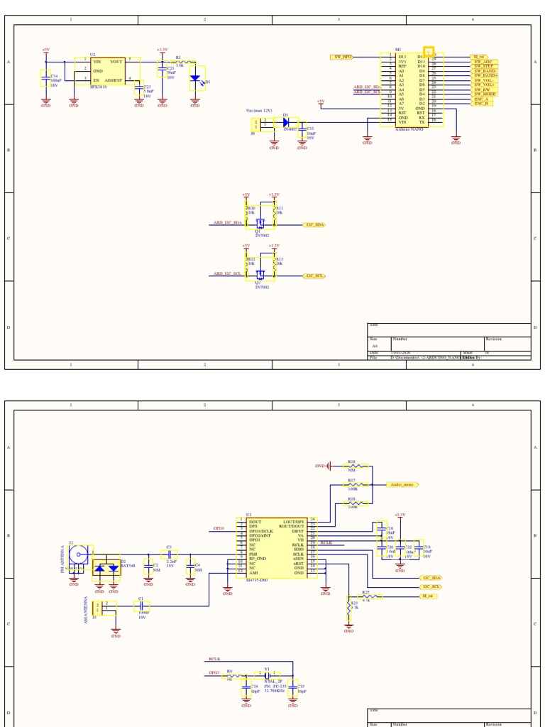DVE KIT-SI4735 - Schematic | PDF | Chess | Sports