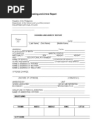 Sample Format of POLICE Report | PDF | Crime Scene | Distributor