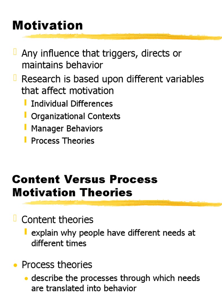 Motivation Theories PPT (Autosaved) | PDF | Motivation | Motivational